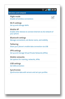 Information Technologies: Samsung Galaxy Tab as Wireless Access Point
